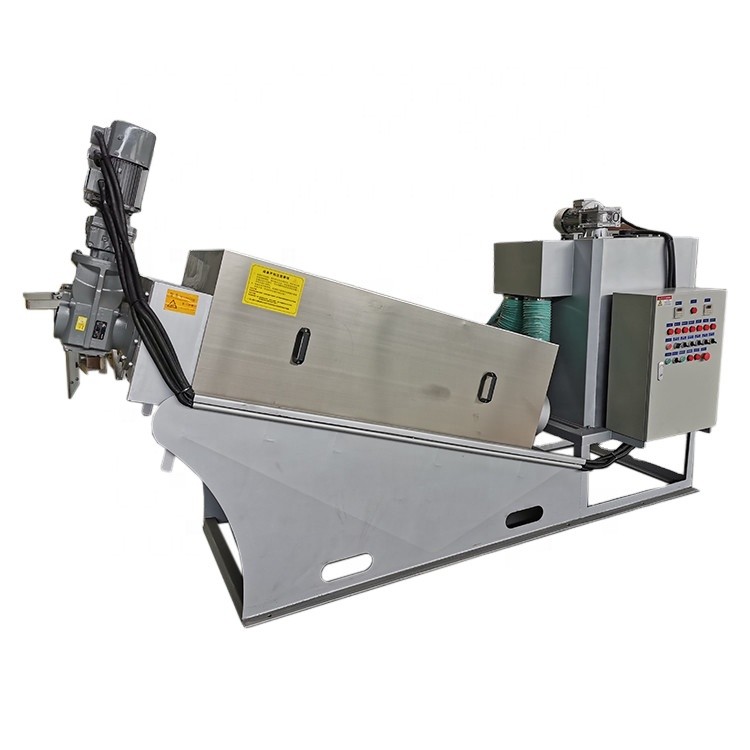 500kg Weight Screw Press Sludge Dewatering Machine for Wastewater ...